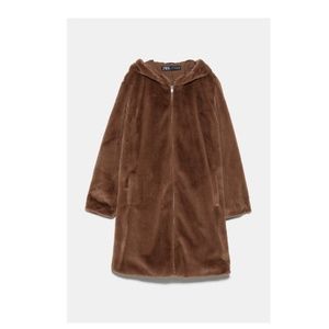 Zara | Jackets & Coats | Nwt Zara Mink Faux Fur Coat | Poshmark